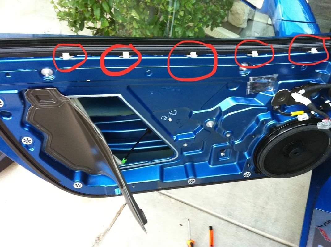 Door Panel Loose - clips missing? - CorvetteForum - Chevrolet Corvette ...