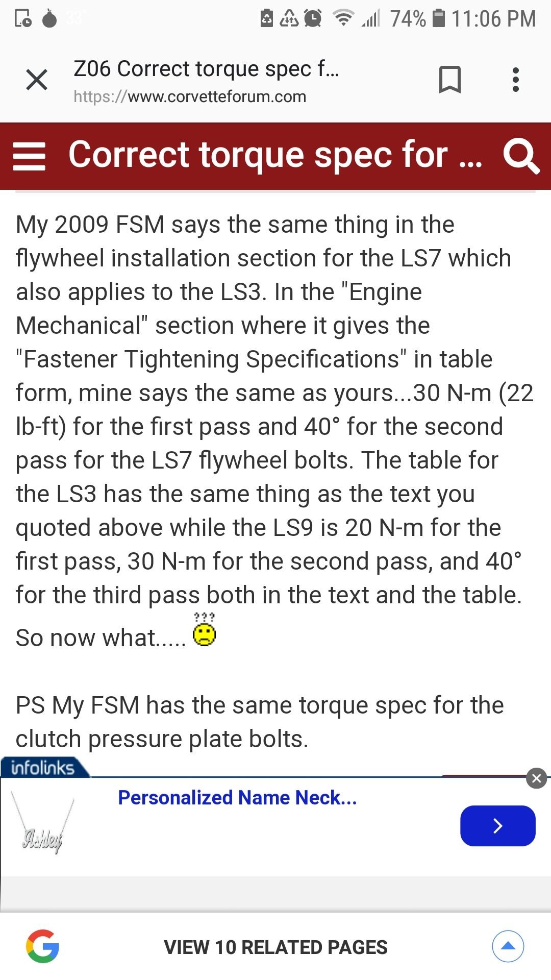 ZR1 LS9 FLYWHEEL BOLTS torque spec? - CorvetteForum - Chevrolet ...