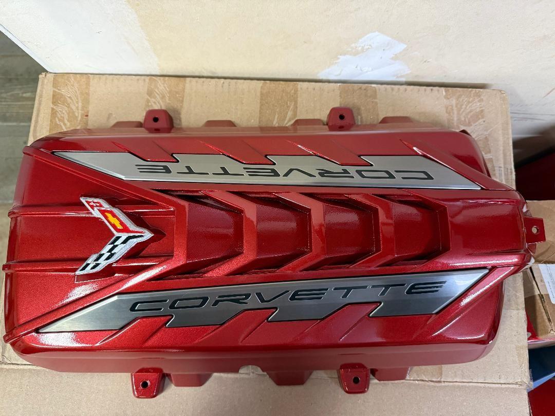 FS (For Sale) C8 Corvette Engine Cover Edge Red - CorvetteForum ...