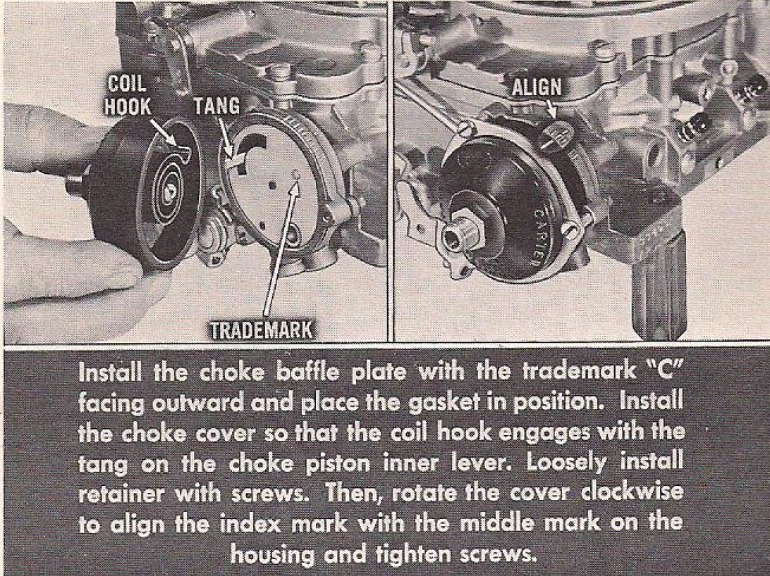 Carter AFB Choke - CorvetteForum - Chevrolet Corvette Forum Discussion