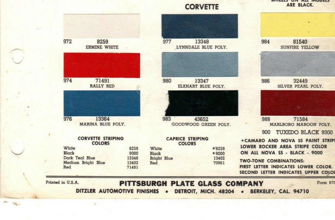 1967 Colors - Page 2 - CorvetteForum - Chevrolet Corvette Forum Discussion