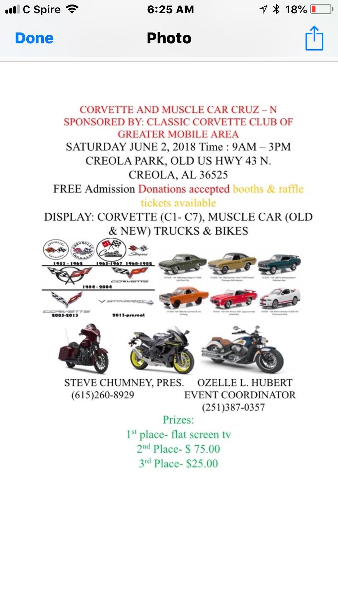 Car show in Mobile Alabama June 2 - CorvetteForum - Chevrolet Corvette ...