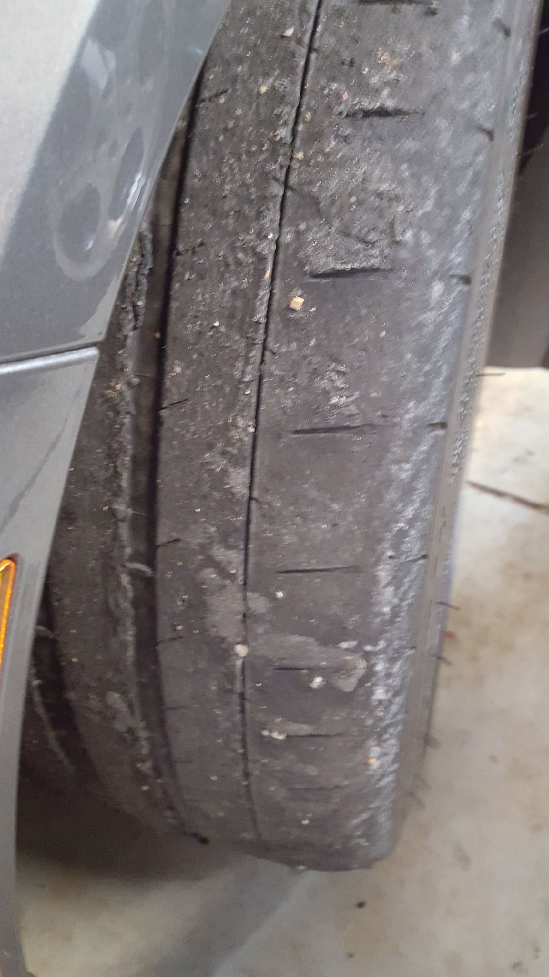 Tire has chunks of rubber - CorvetteForum - Chevrolet Corvette Forum ...