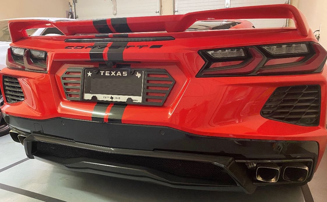 Rear License Plate Frame? - CorvetteForum - Chevrolet Corvette Forum ...
