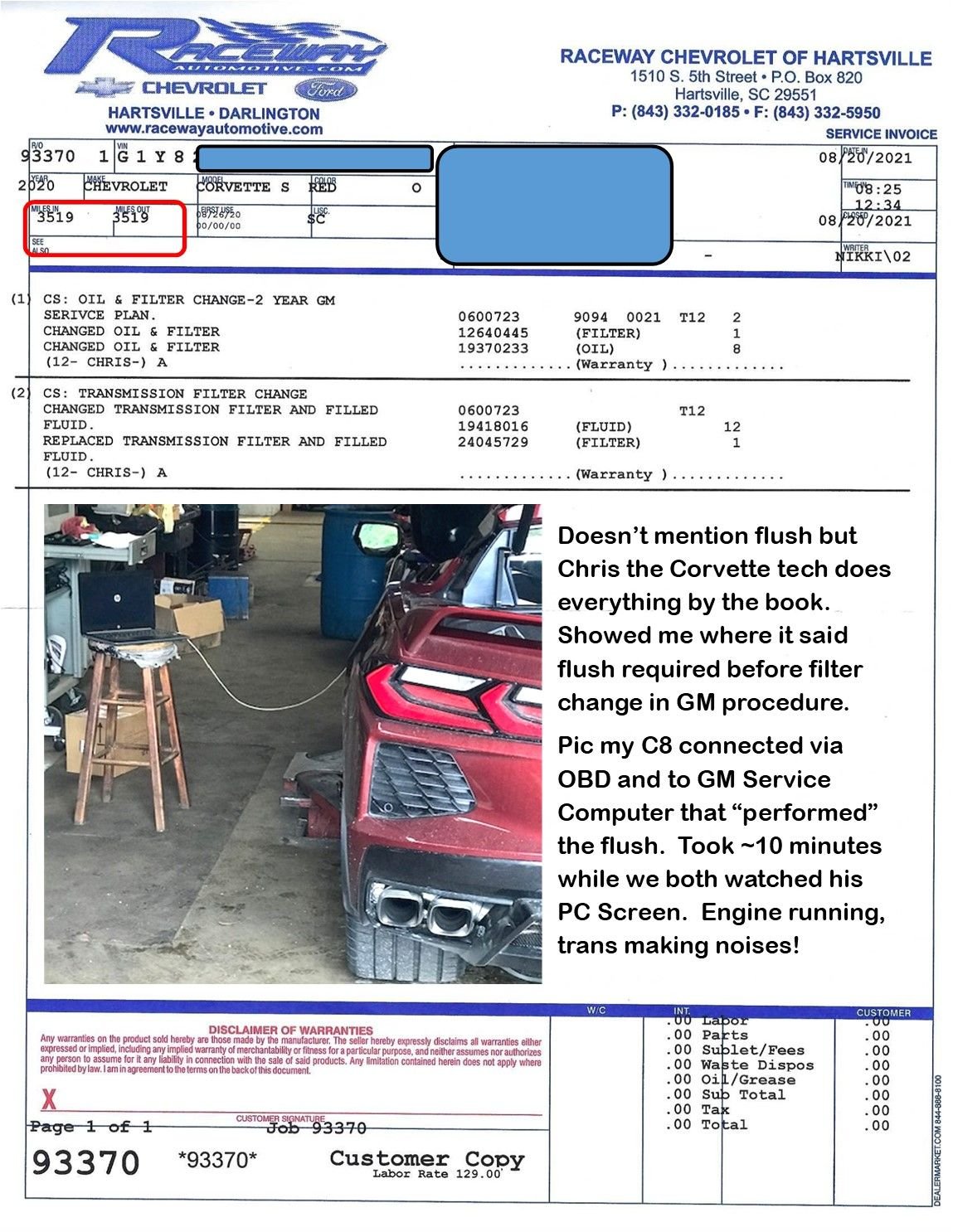 service - CorvetteForum - Chevrolet Corvette Forum Discussion