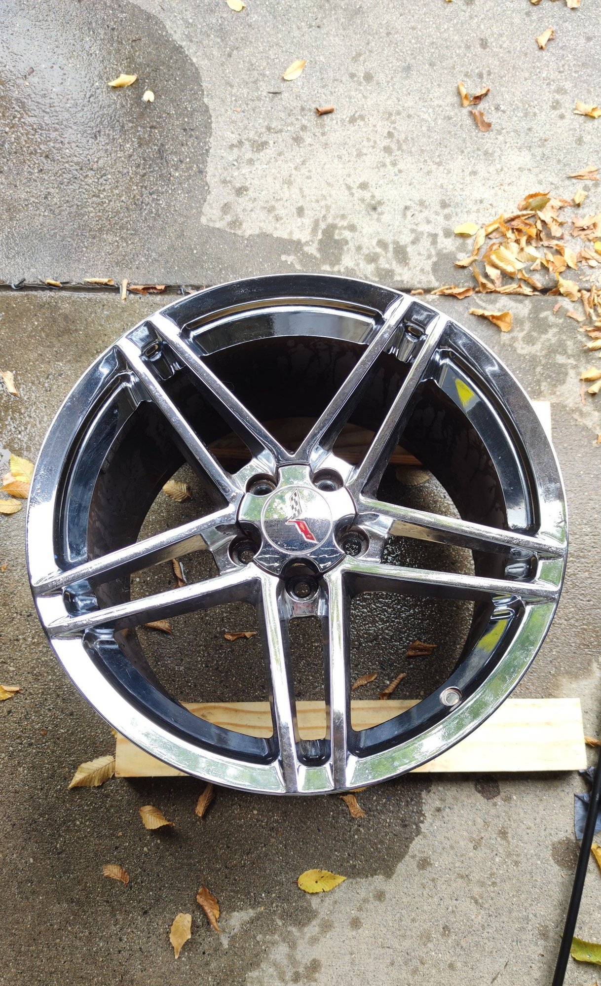 FS (For Sale) Z06 Chrome Split Spoke Speedline wheels - CorvetteForum ...