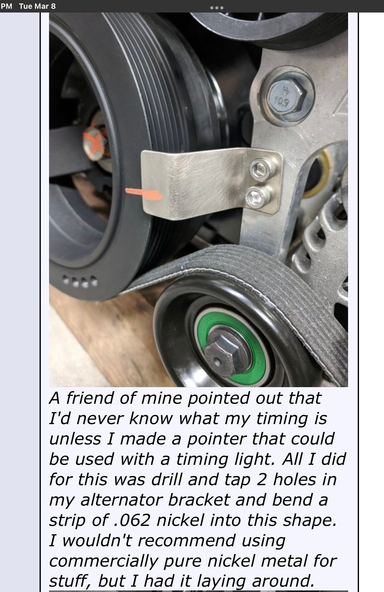 Timing Pointer - CorvetteForum - Chevrolet Corvette Forum Discussion