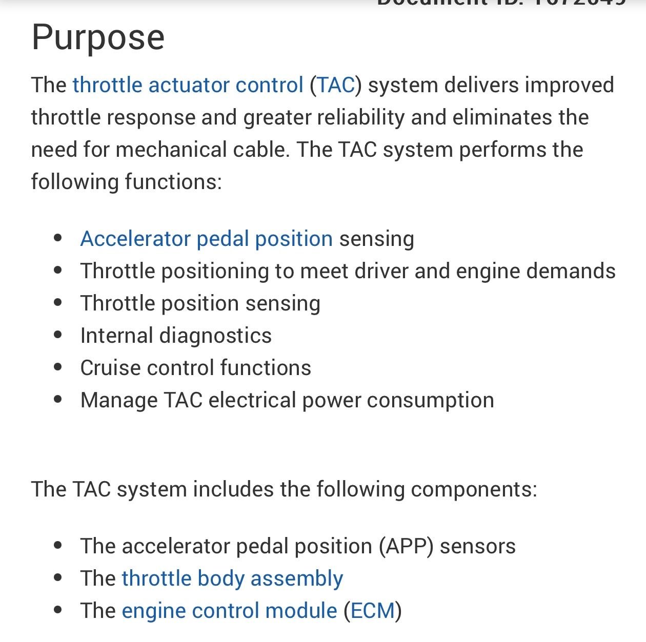 P1516 Throttle actuator control module (TAC) - CorvetteForum ...