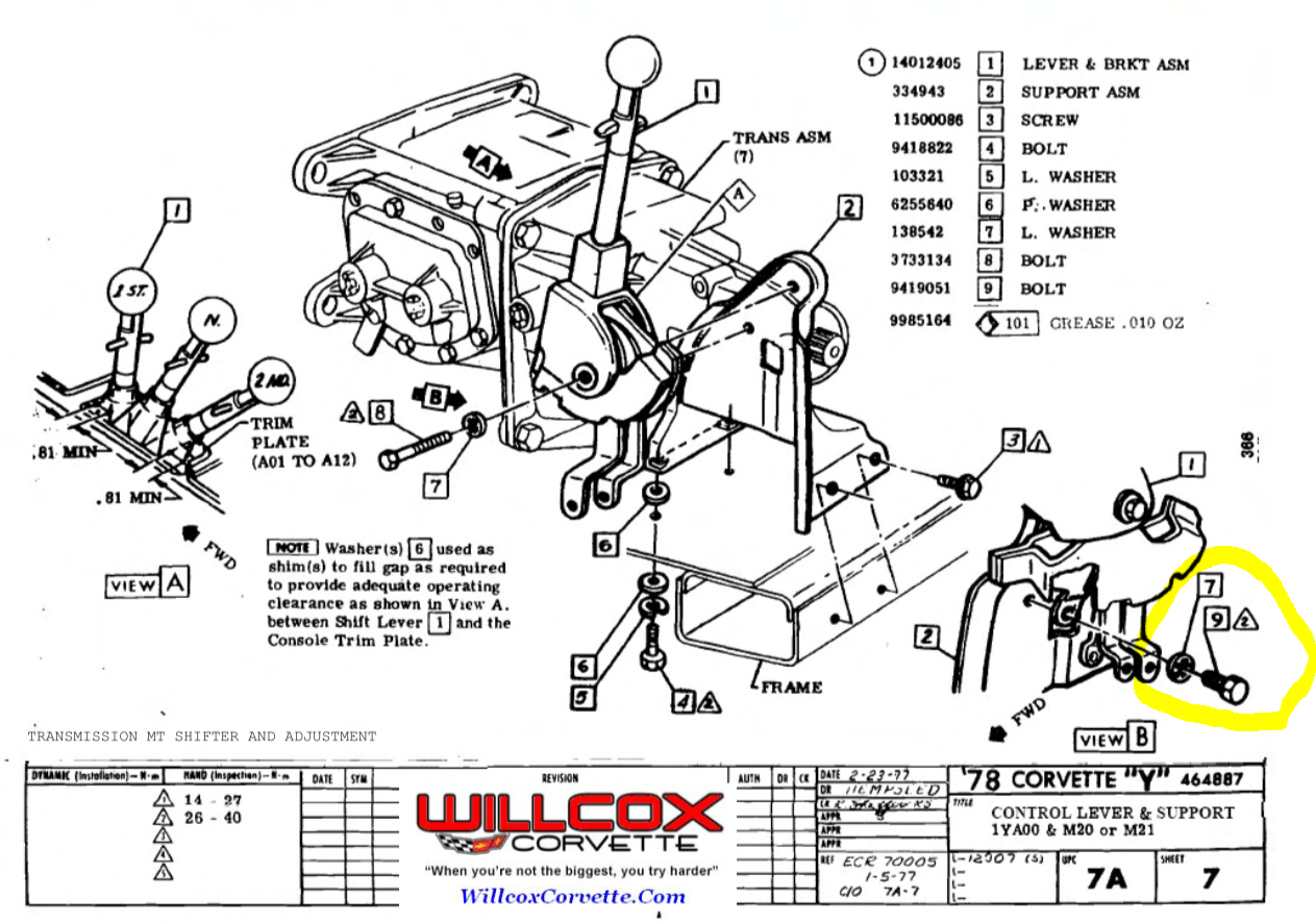 Missing Bolt: Replacing 4-Speed Shifter - CorvetteForum - Chevrolet ...