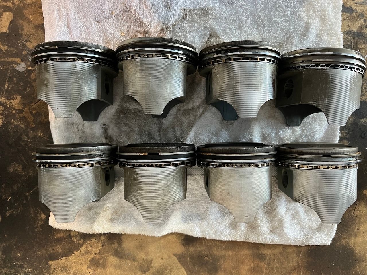 FS (For Sale) 327 pistons standard bore, GM part number 3866954 ...