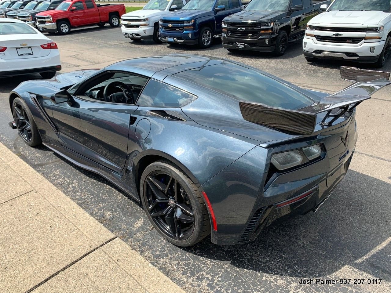 FS: New 2019 Corvette ZR1 - Shadow Gray, M7, 3ZR, ZTK, Comp Seats and ...
