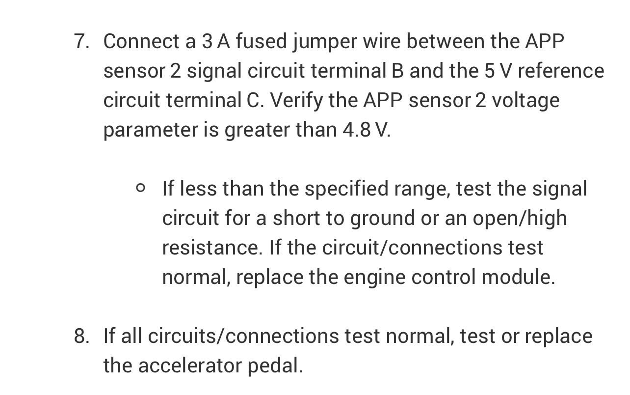 SOS! P2127 “Accelerator Pedal Position (APP) Sensor 2 Circuit Low ...