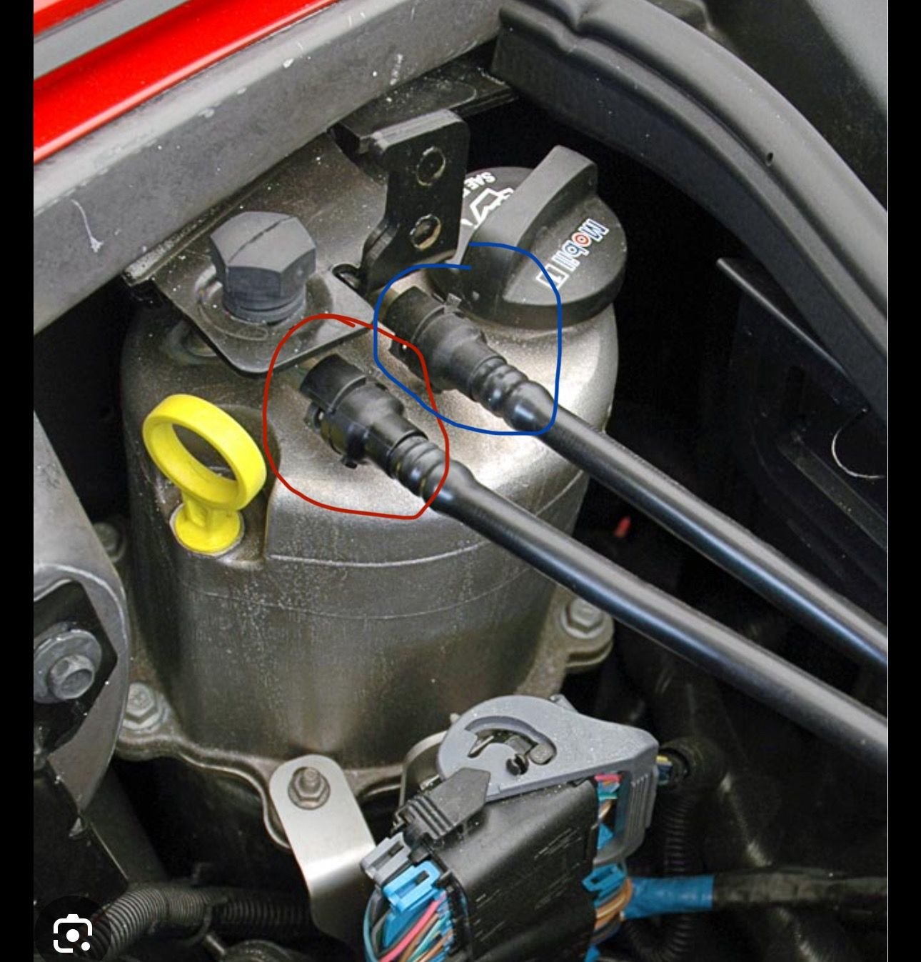 Help! What are these lines connected to the C6 Z06 dry sump ...