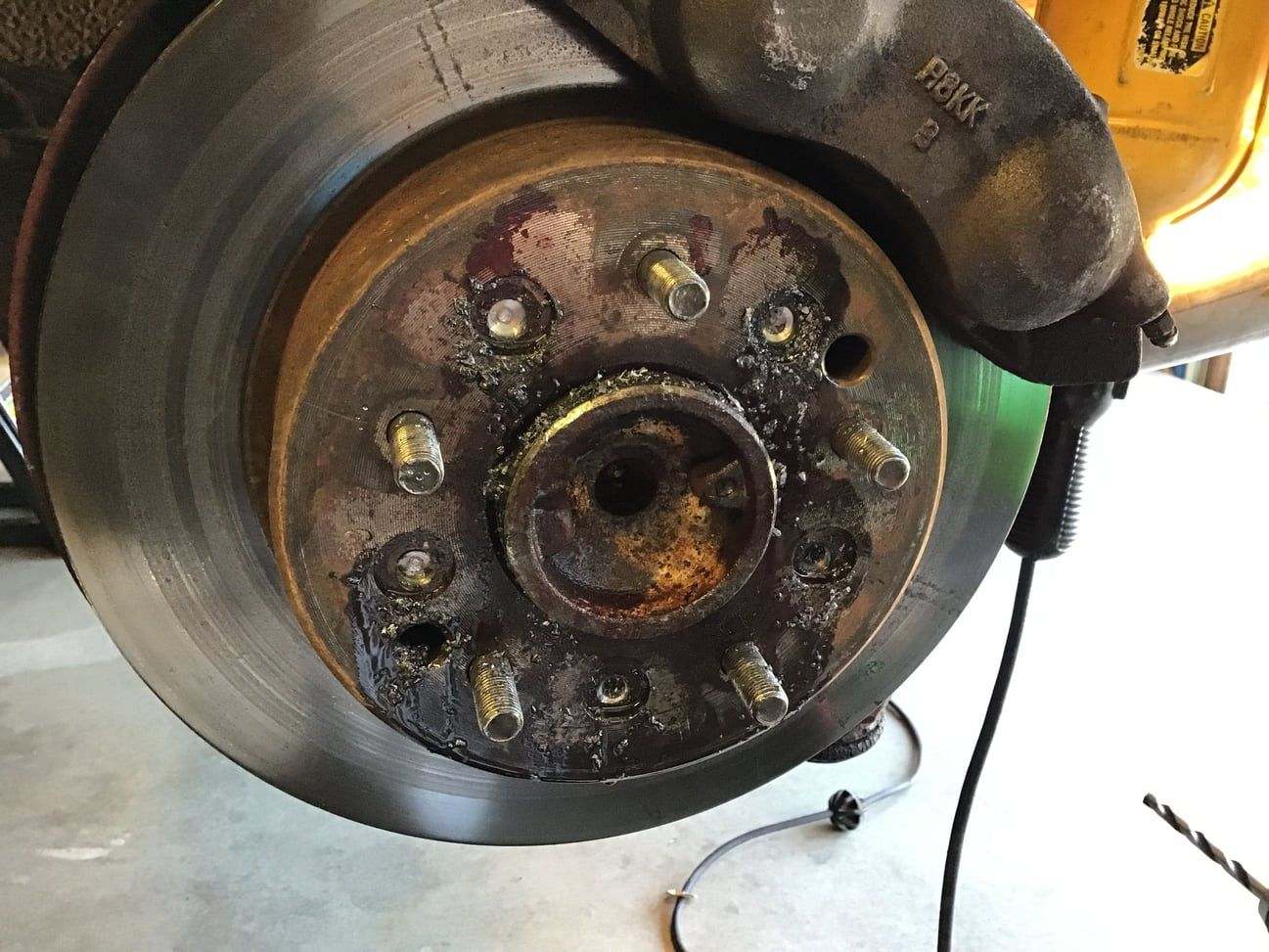 drilling out rotor rivets - CorvetteForum - Chevrolet Corvette Forum ...