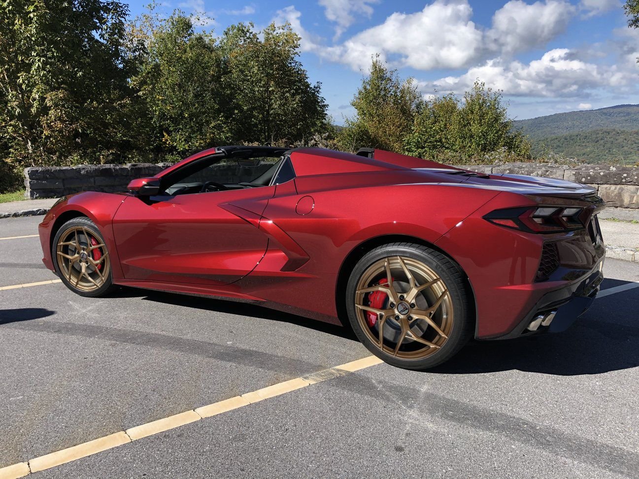 Brass wheels on Red Mist - CorvetteForum - Chevrolet Corvette Forum ...