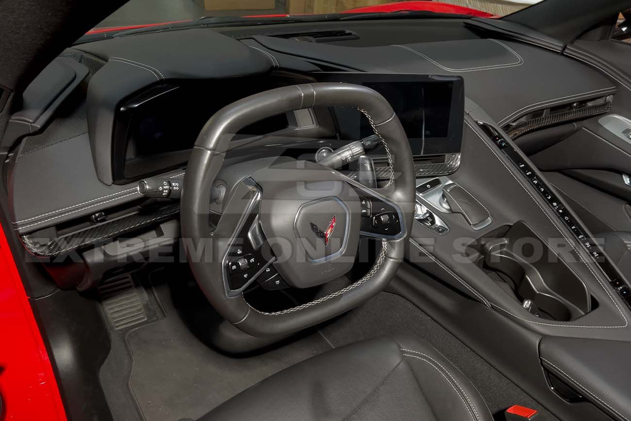 Chevrolet Corvette C8 Carbon Fiber Interior Overlay Dash Trim ...