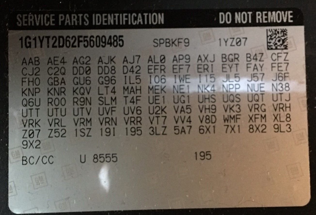 GT Seat Questions - CorvetteForum - Chevrolet Corvette Forum Discussion