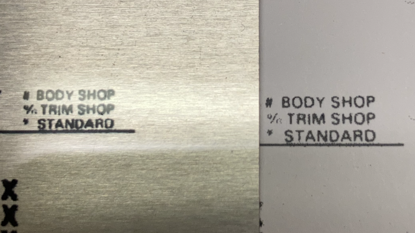 What do the asterisks mean next to RPO codes on build sheet ...