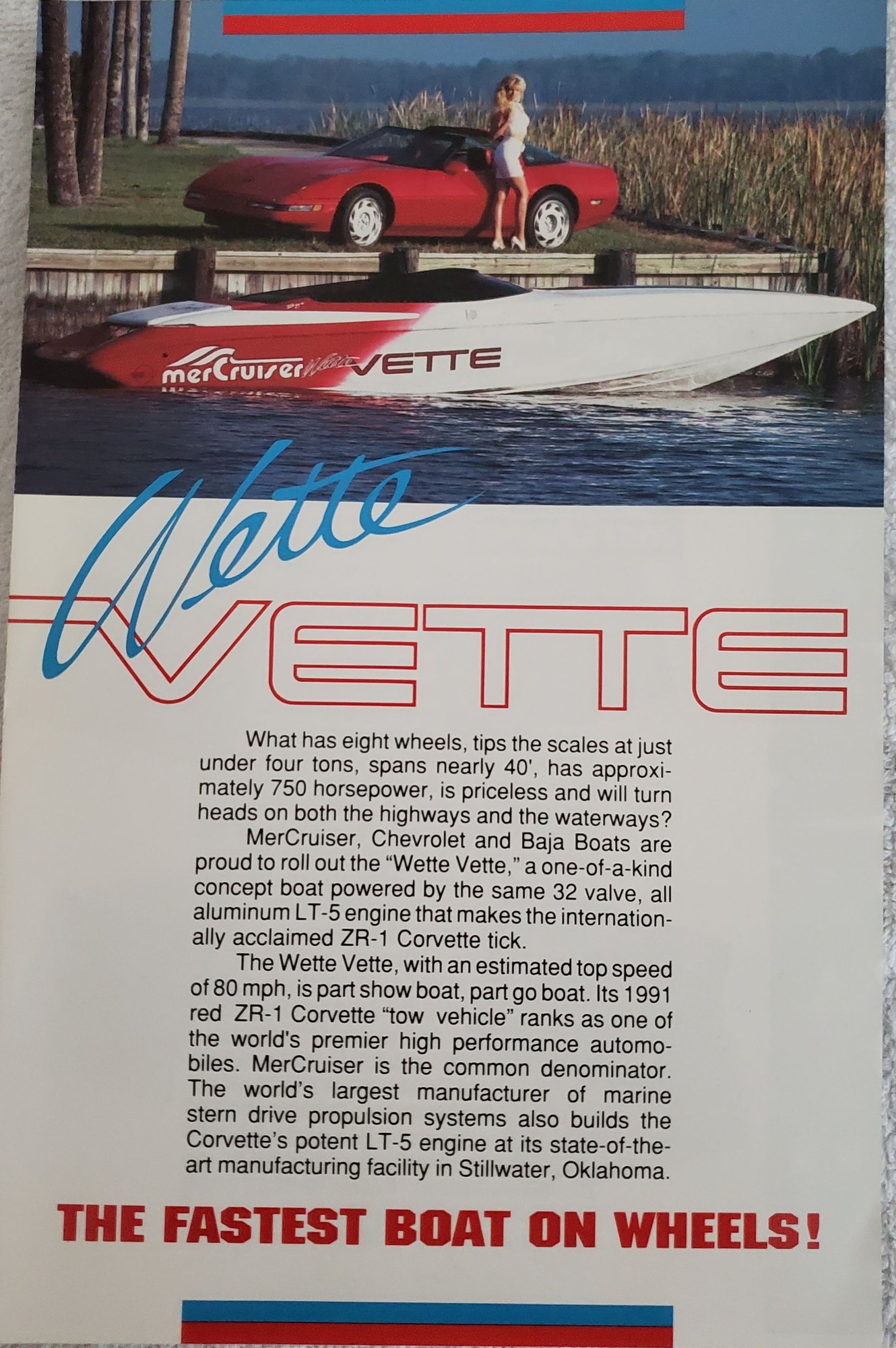 FS (For Sale) 1991 ZR1 Wette Vette Brochure - CorvetteForum - Chevrolet ...