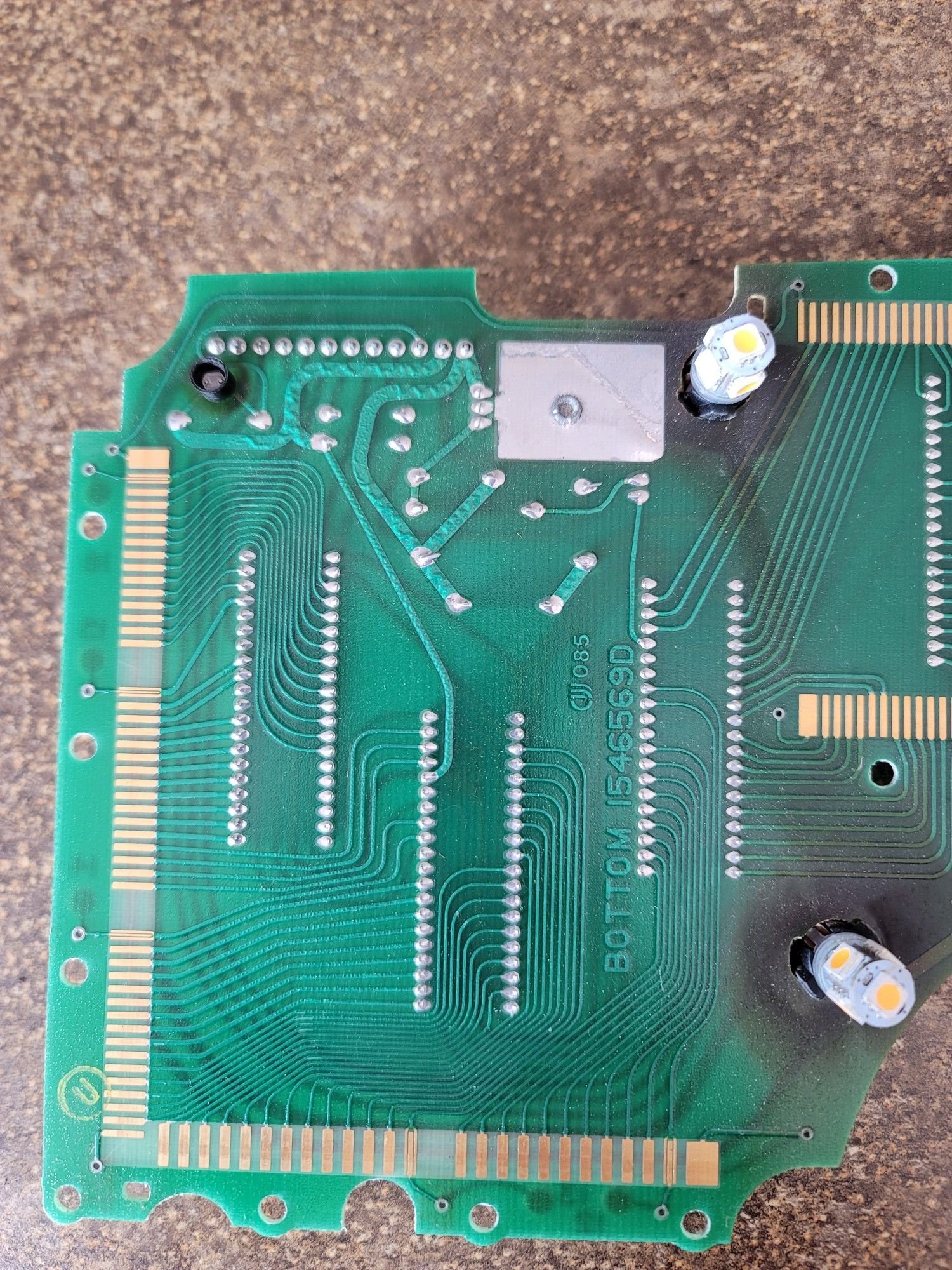 Reference pics for cold solder joints on a digital cluster ...