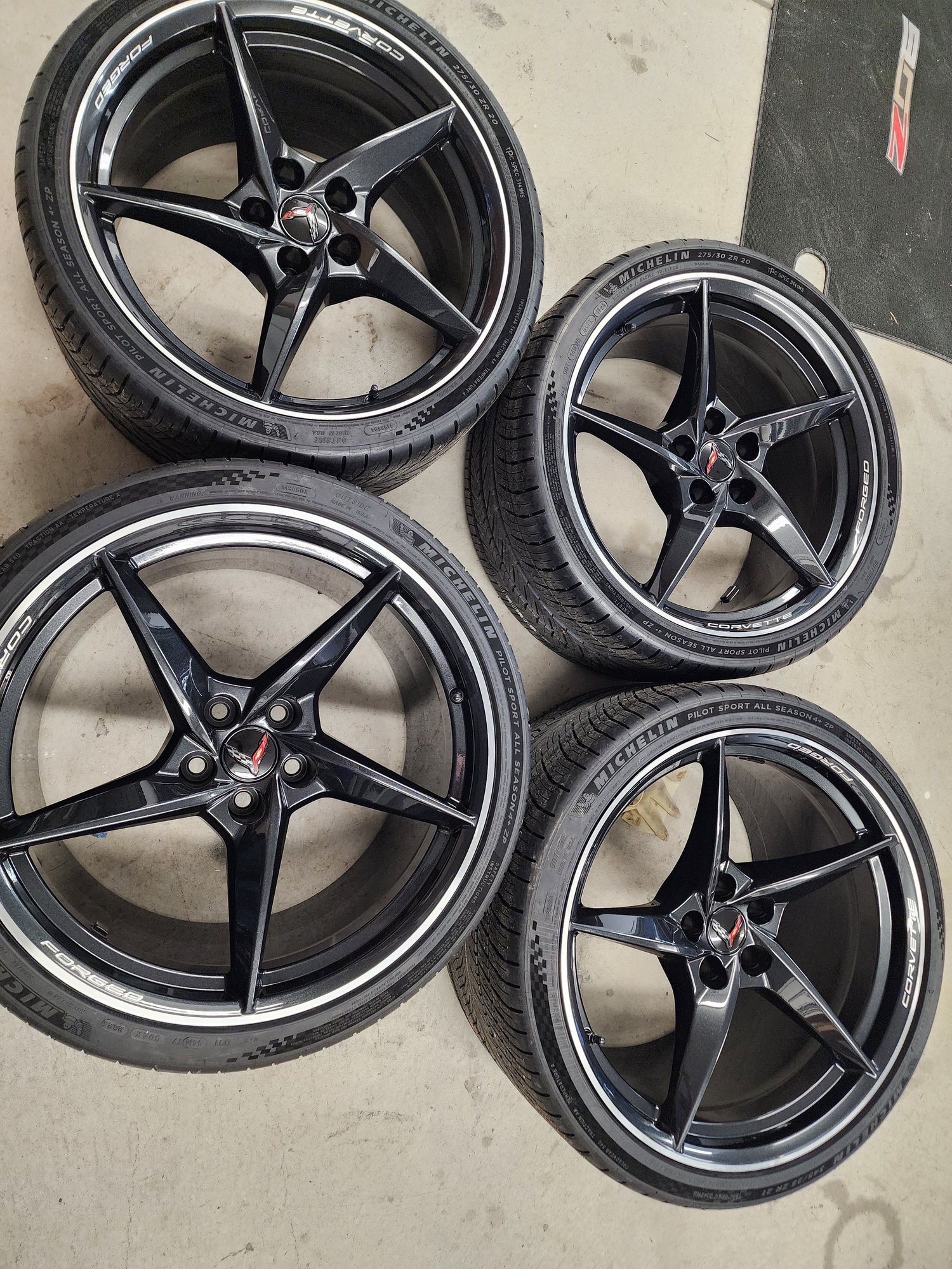 FS (For Sale) C8 eray/z06 winter wheel/tire setup. nj 08210 ...