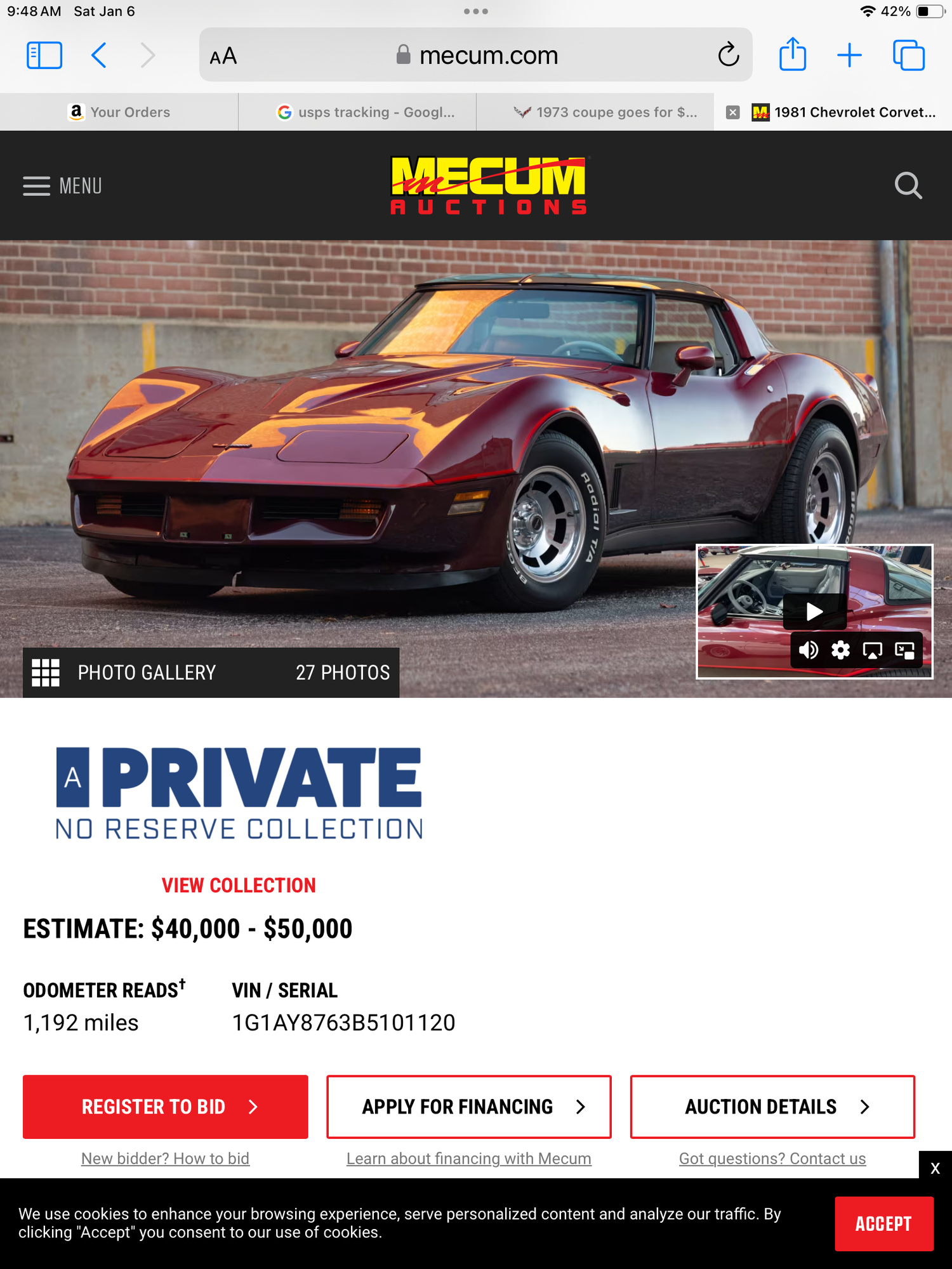 81 c3 mecum auction - CorvetteForum - Chevrolet Corvette Forum Discussion