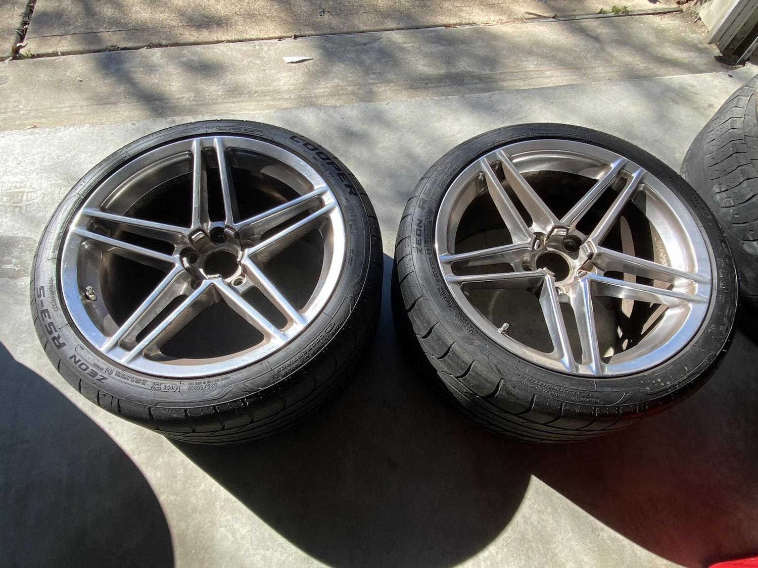 FS (For Sale) C6 Z06 Speedline Polished/Brushed 5 Spoke Wheels/Tires ...
