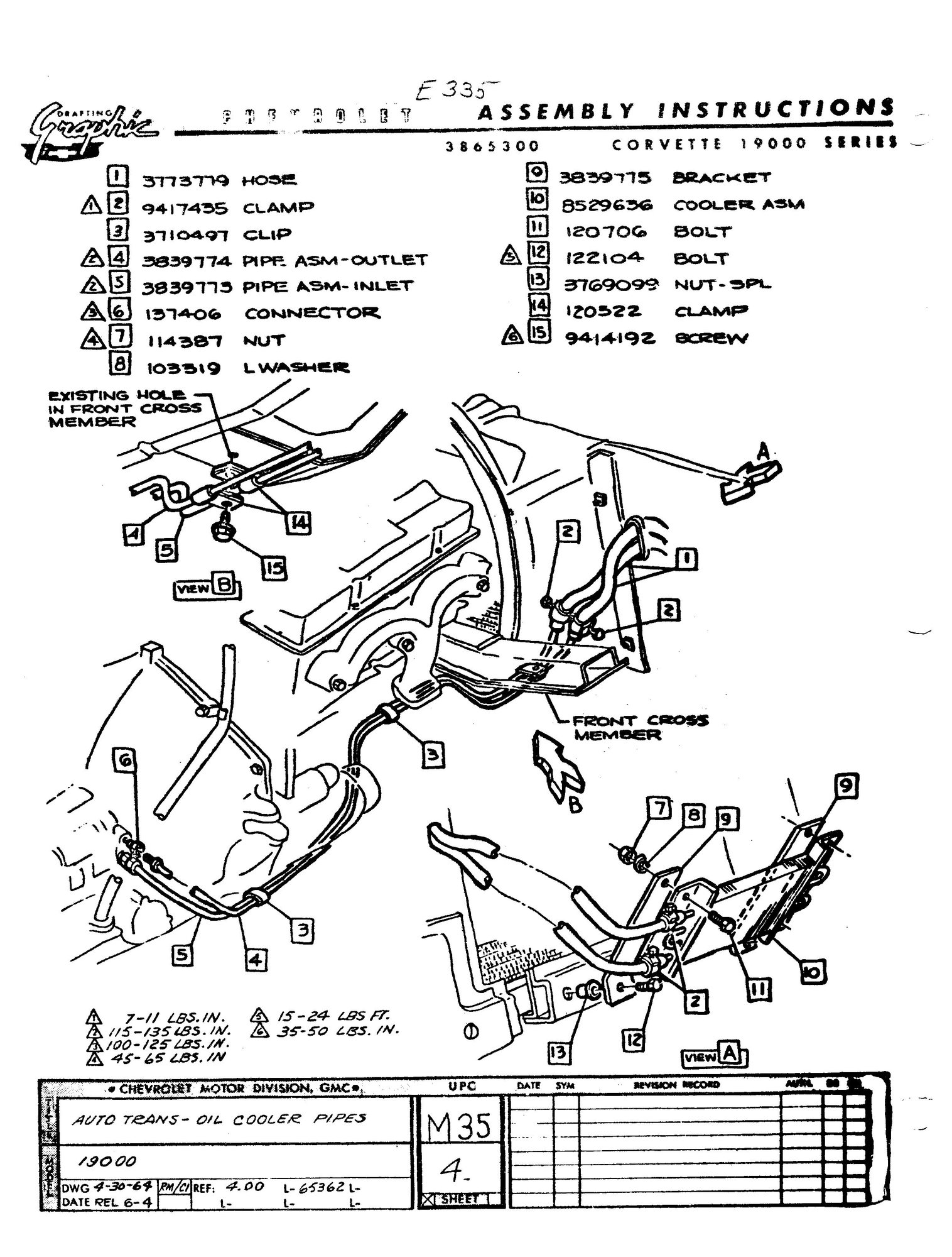 1963 powerglide cooler. - CorvetteForum - Chevrolet Corvette Forum ...