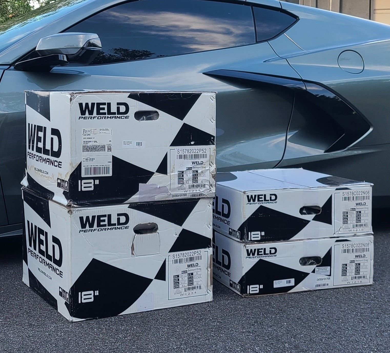 FS (For Sale) WELD Drag Pack Wheels-new in box 18x5 &18x12 ...