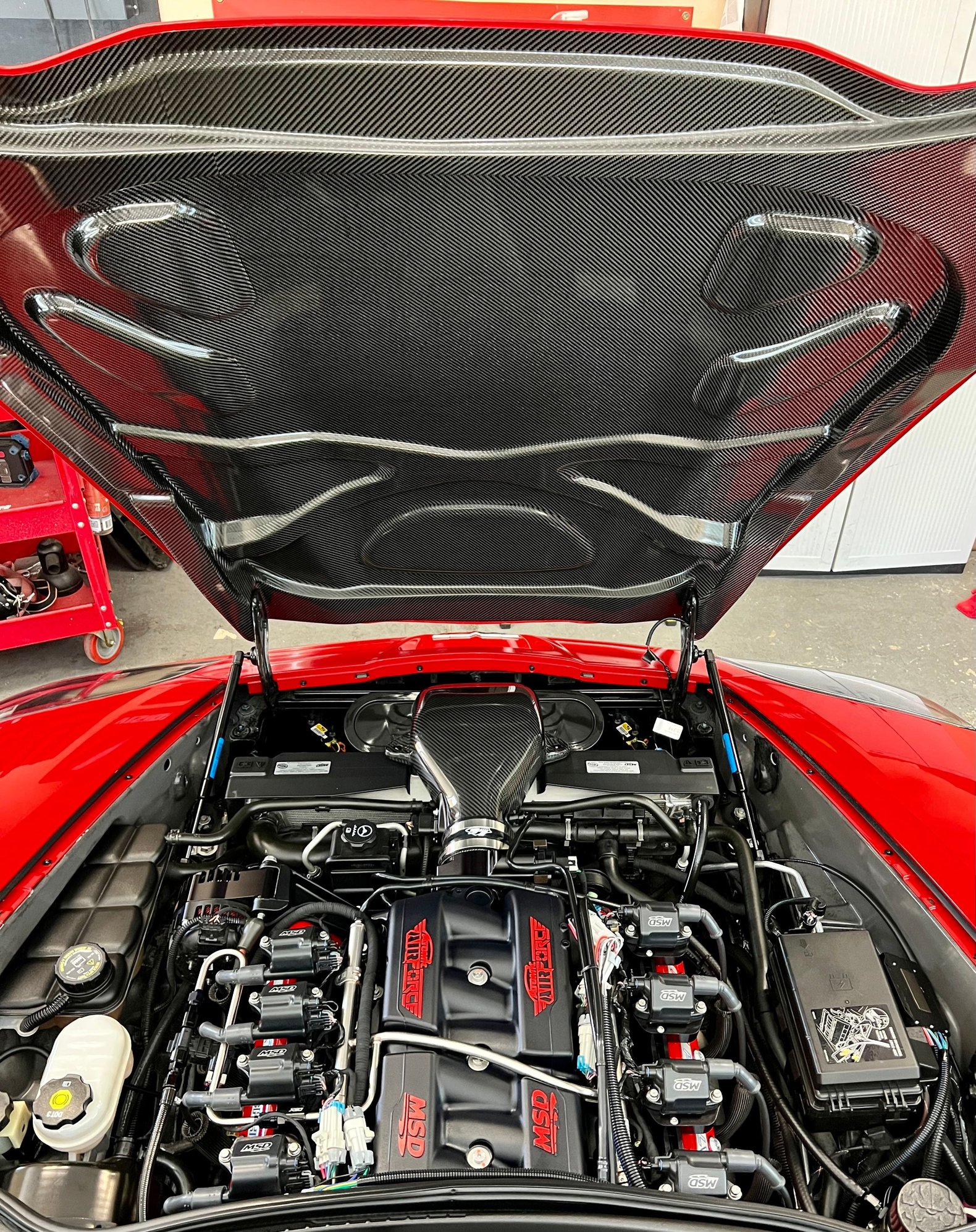 FS (For Sale) B92 Hood like new painted victory red in CA ...