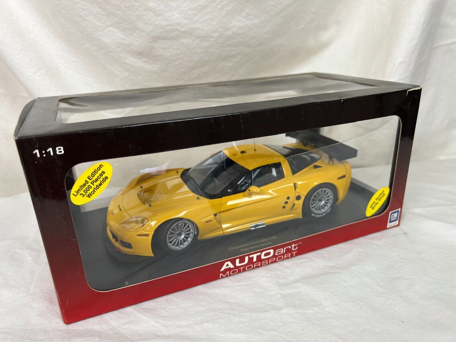 FS (For Sale) AutoArt 1:18 Corvette C6R Velocity Yellow, NIB Limited ...