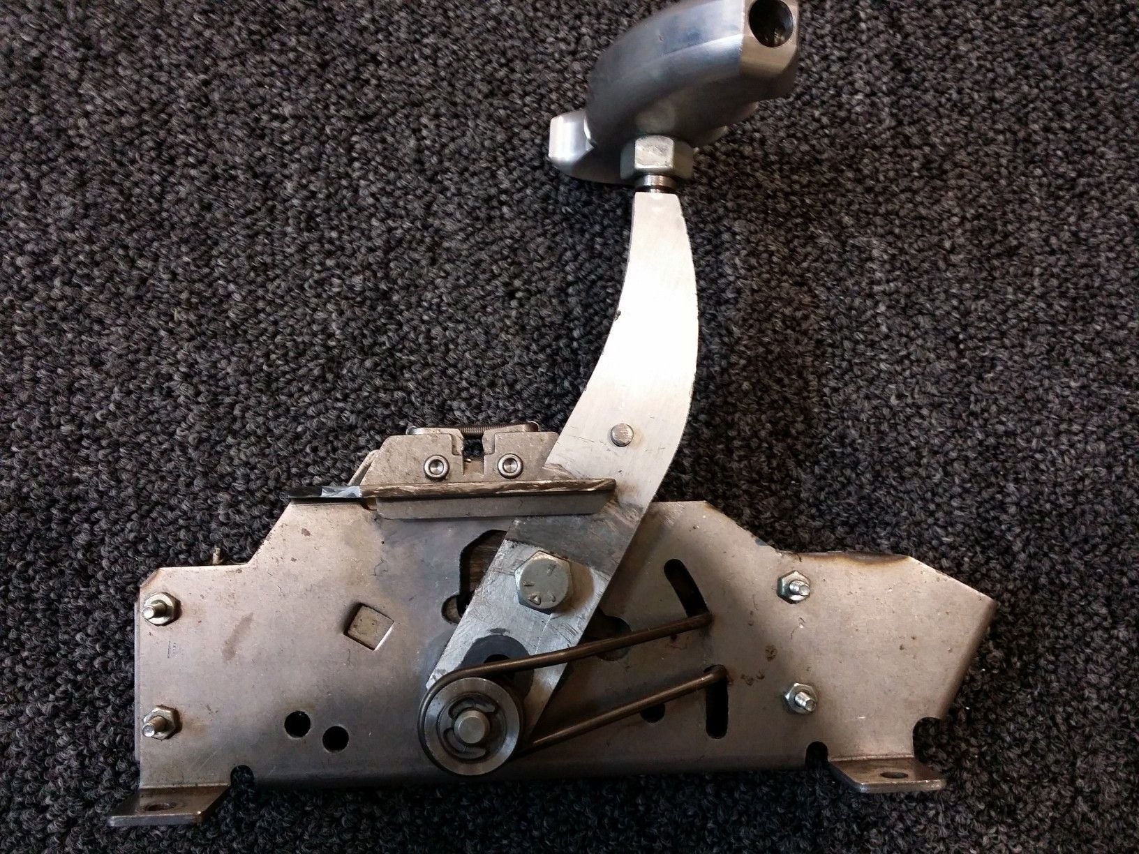 Modified B&M QuickSilver Ratchet console shifter - CorvetteForum ...