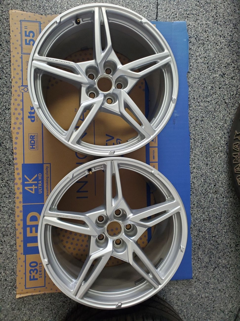 FS (For Sale) Full set of stock silver wheels - CorvetteForum ...
