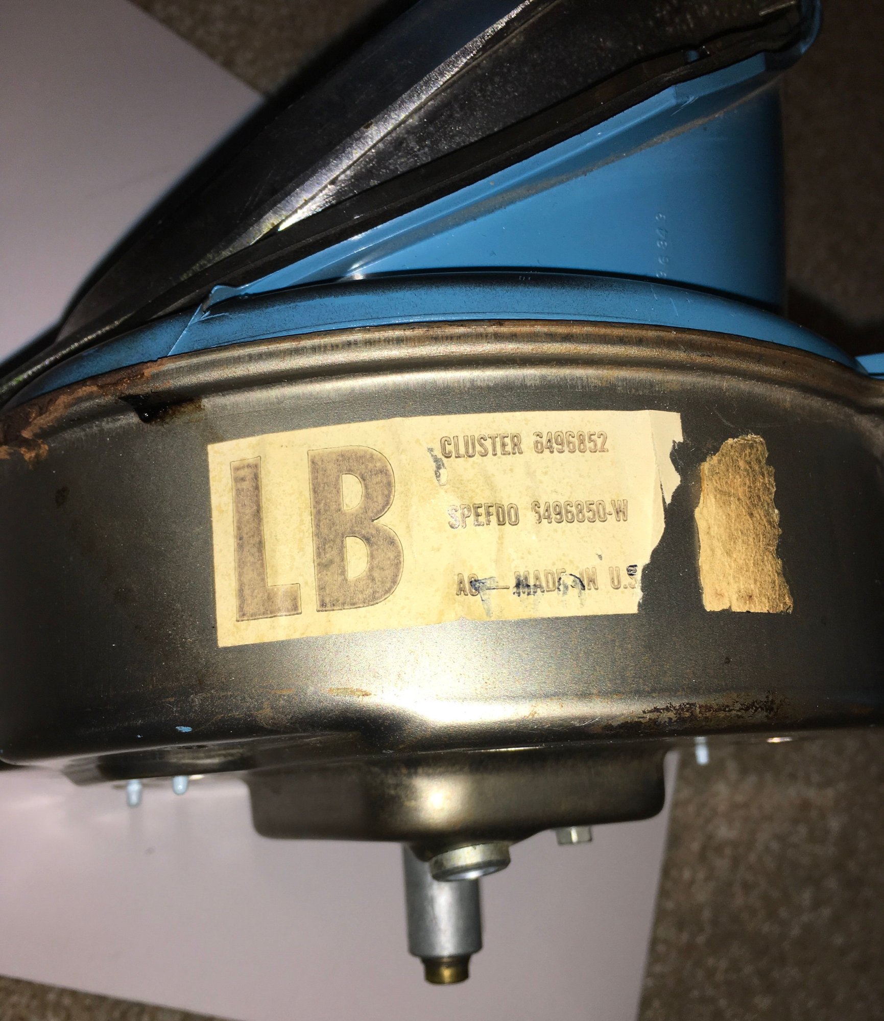 FS (For Sale) 1972 Complete Speedometer & Tachometer - CorvetteForum ...