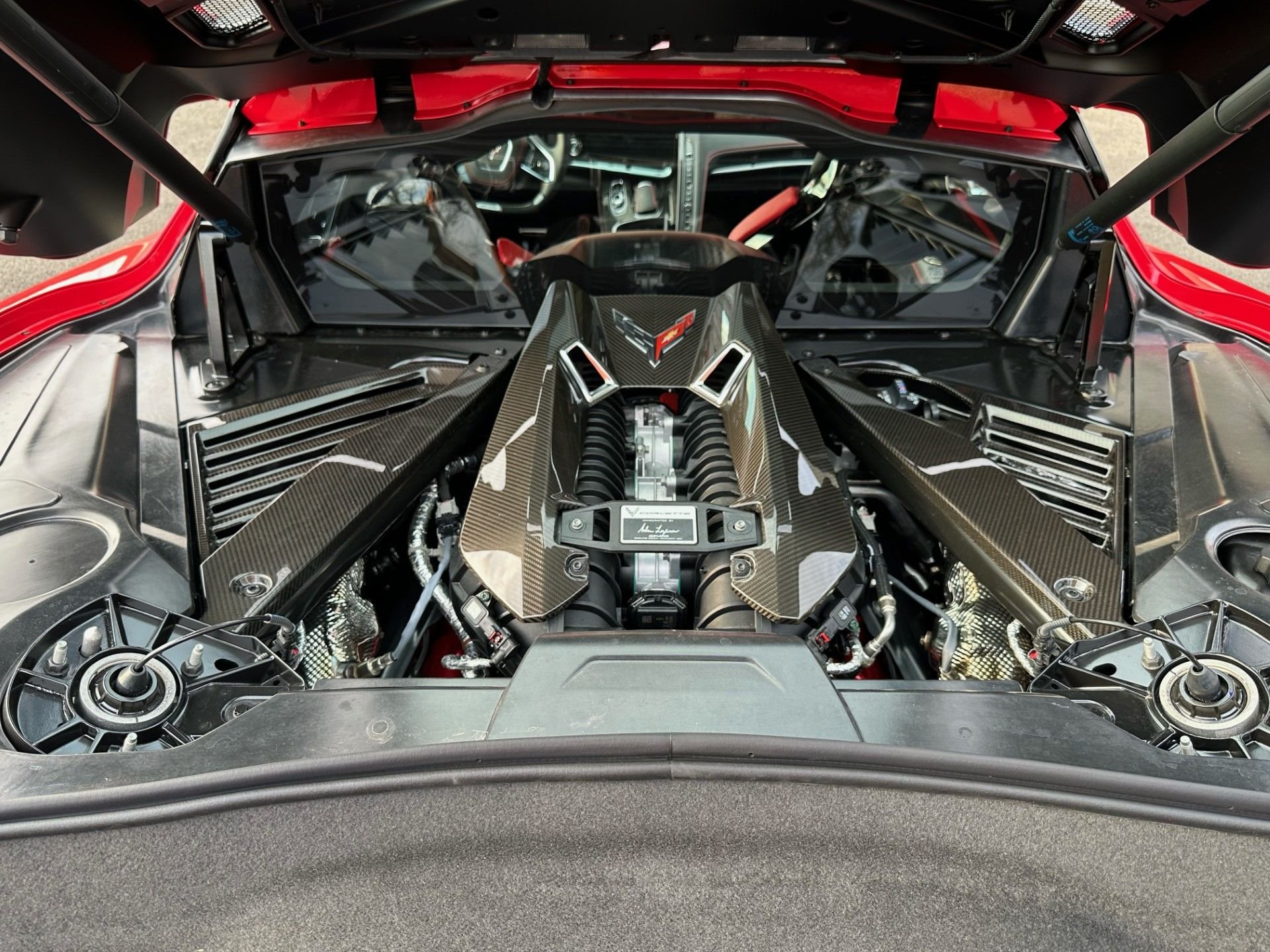 FS (For Sale) OEM Carbon Fiber Appearance Package Engine Closeout ...