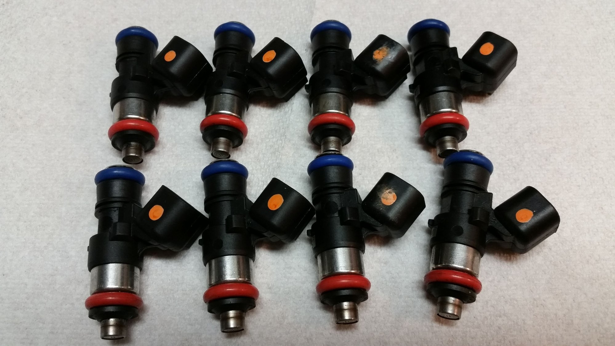 FS FAST 80527 - 8 Fuel injectors set of 8 65 lb/hr (682.5cc/min) EFI ...