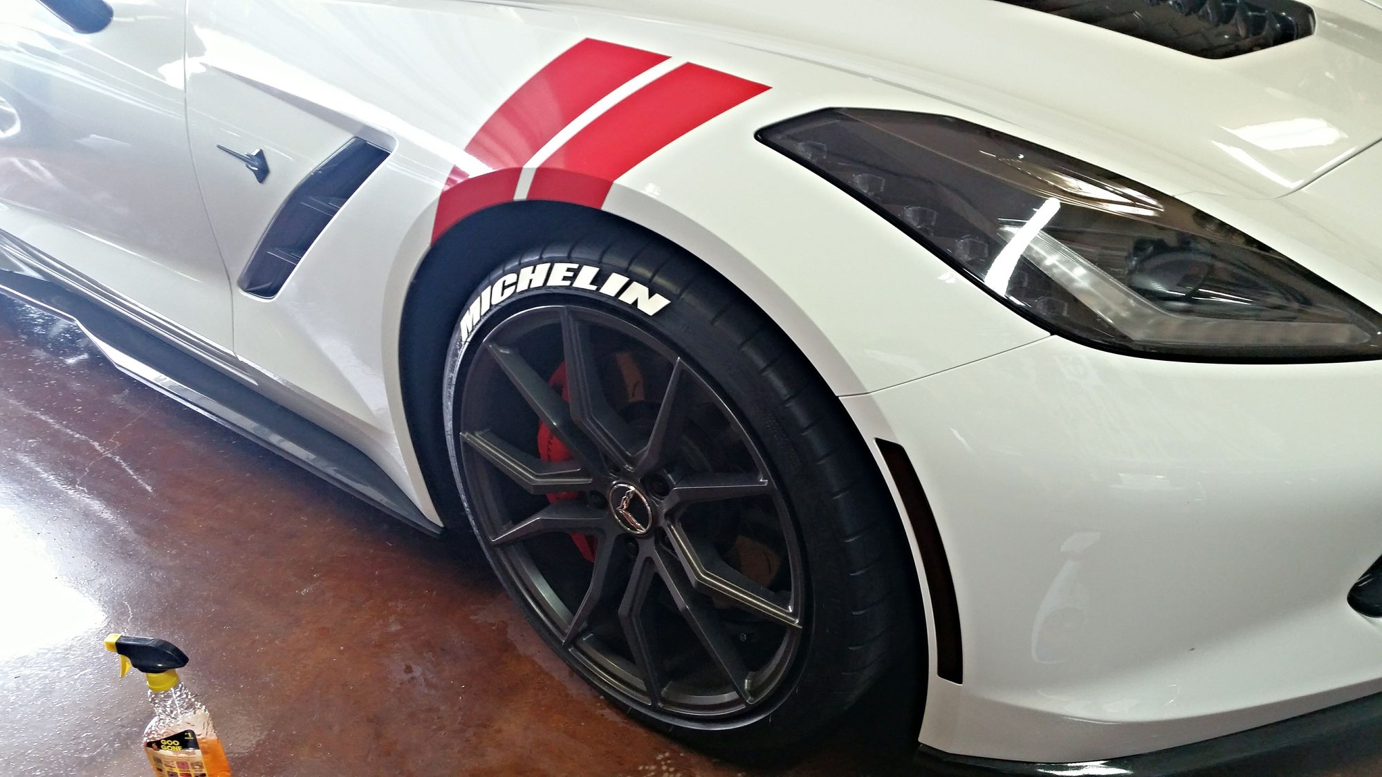 Installed treadwear white letter tire letters on my C7 - CorvetteForum ...