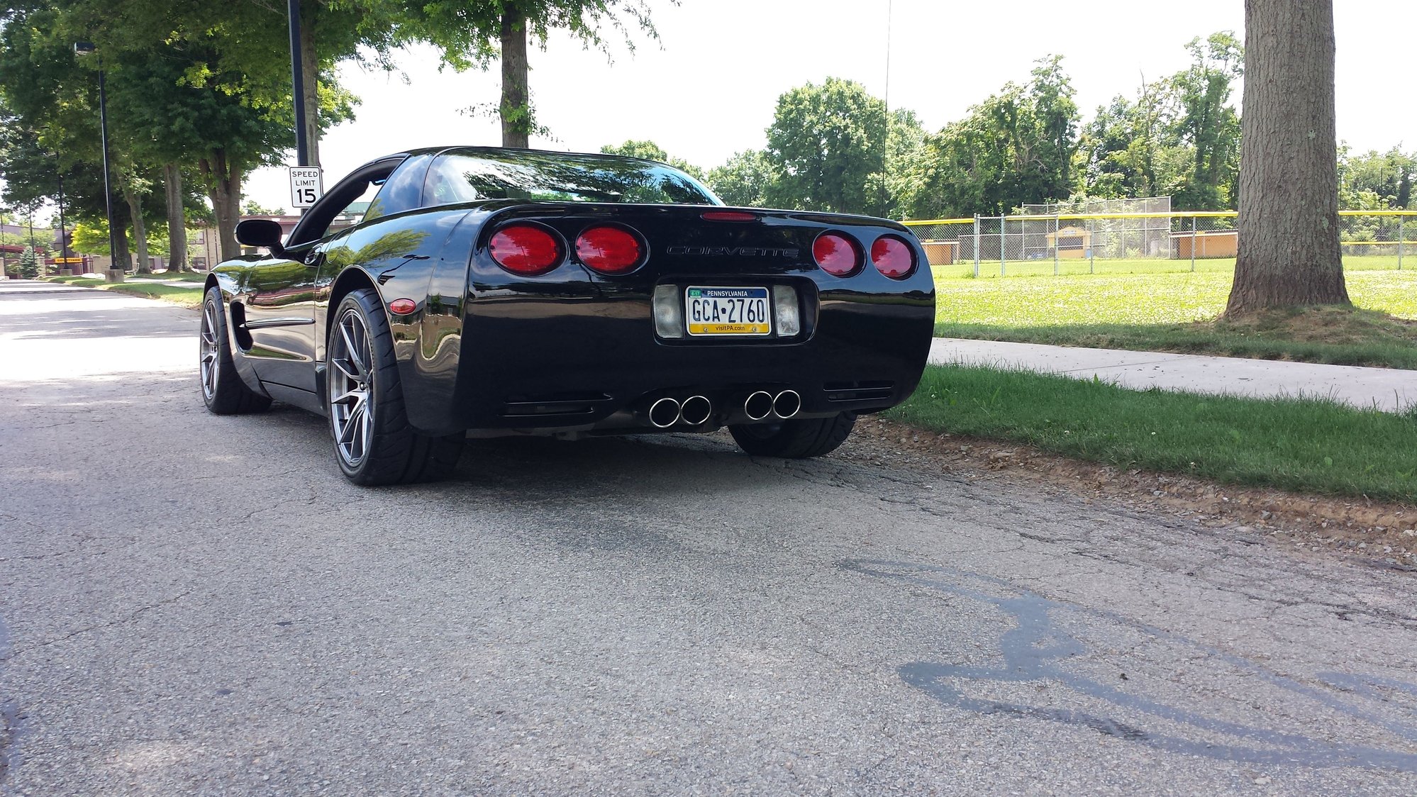 flow one spec wheels 19x10 and 19x12 on tire rack - CorvetteForum ...
