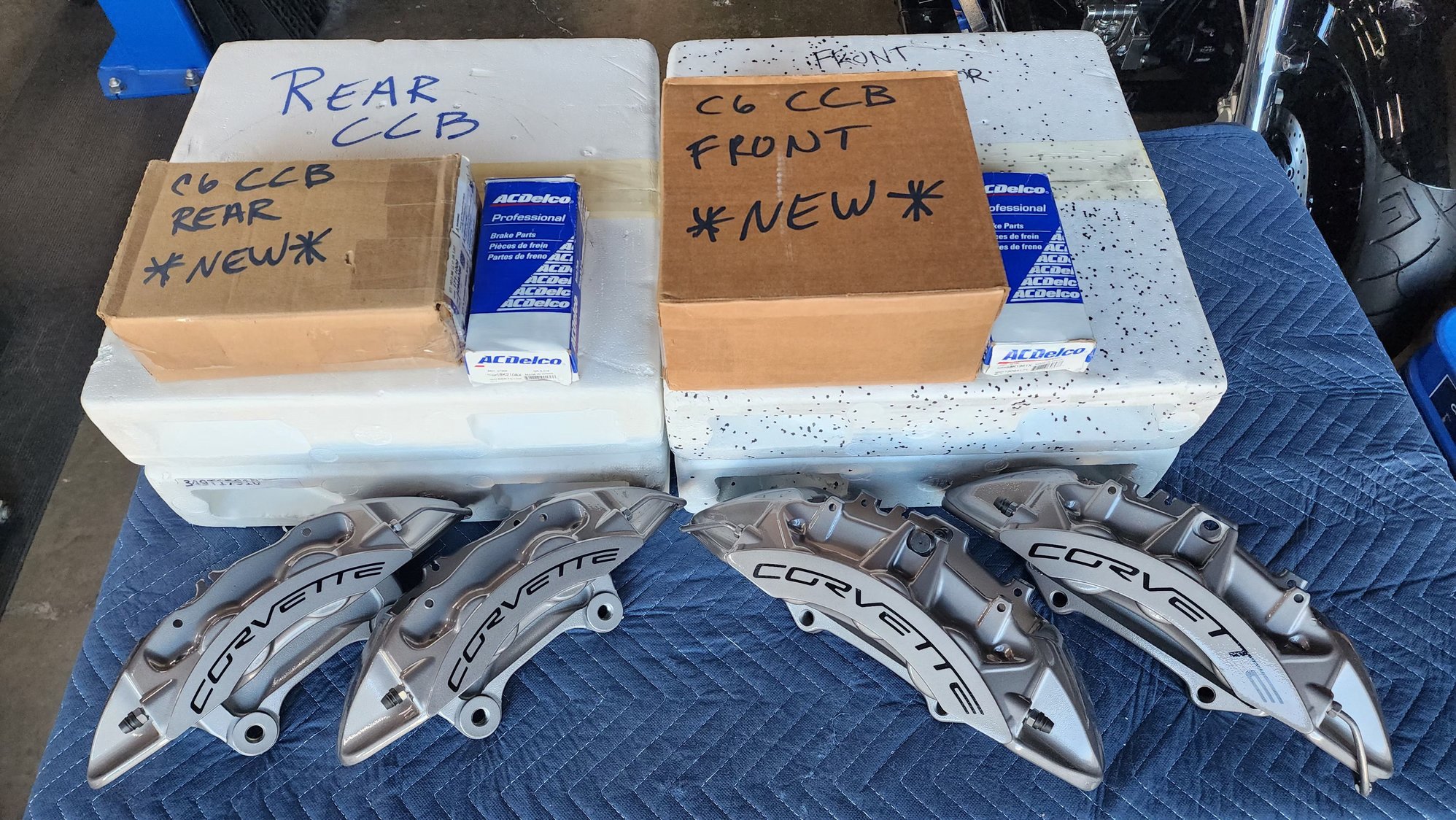 FS (For Sale) BNIB C6 ZR1 / Z07 Carbon Ceramic Brakes CCB complete ...
