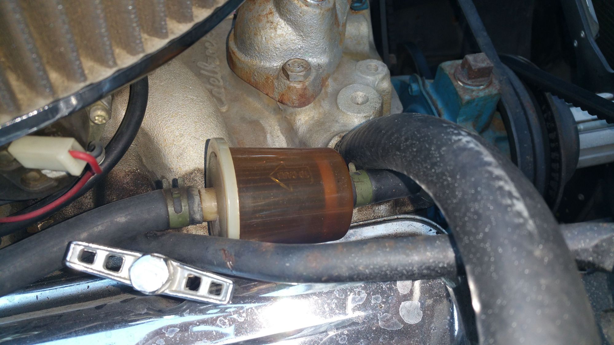 77 corvette fuel line routing - CorvetteForum - Chevrolet Corvette ...