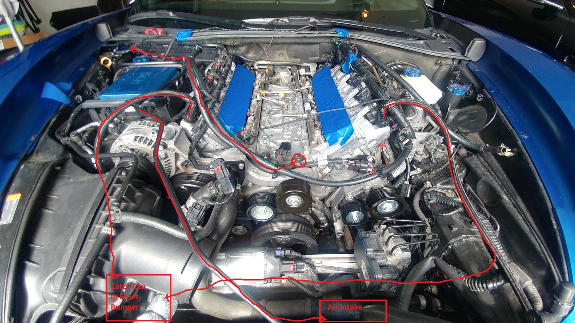 LT4 Supercharger inside covered in oil from motor, not intake ...