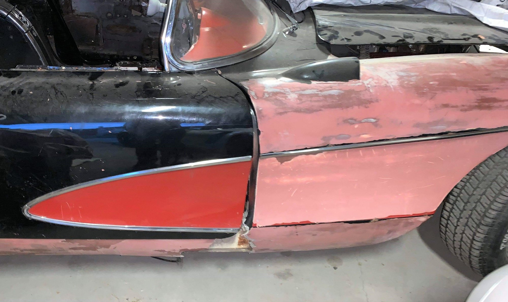 Is this a major fix? 57 rocker damage - CorvetteForum - Chevrolet ...