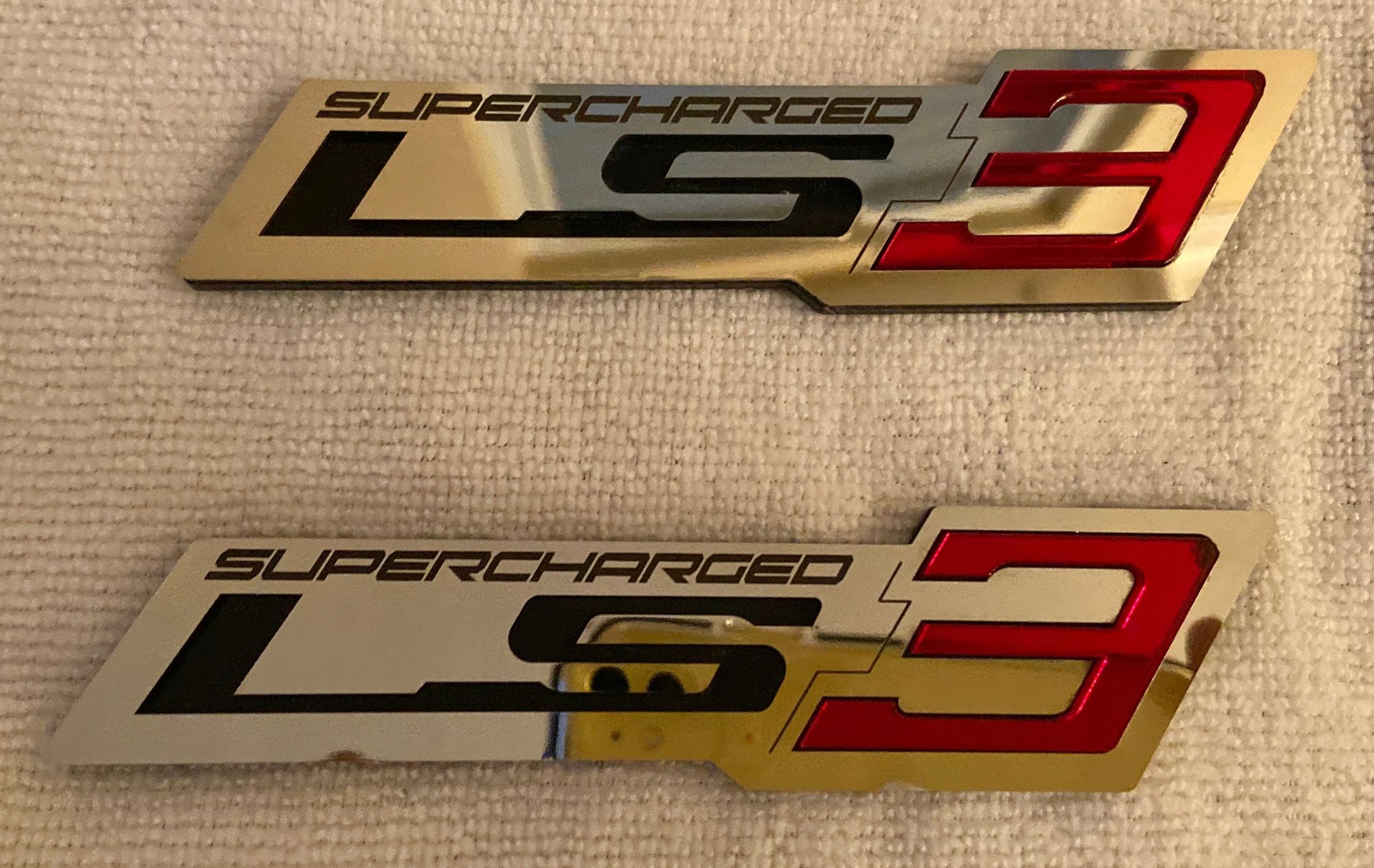 FS (For Sale) Ls3 supercharged badge (2) - CorvetteForum - Chevrolet ...