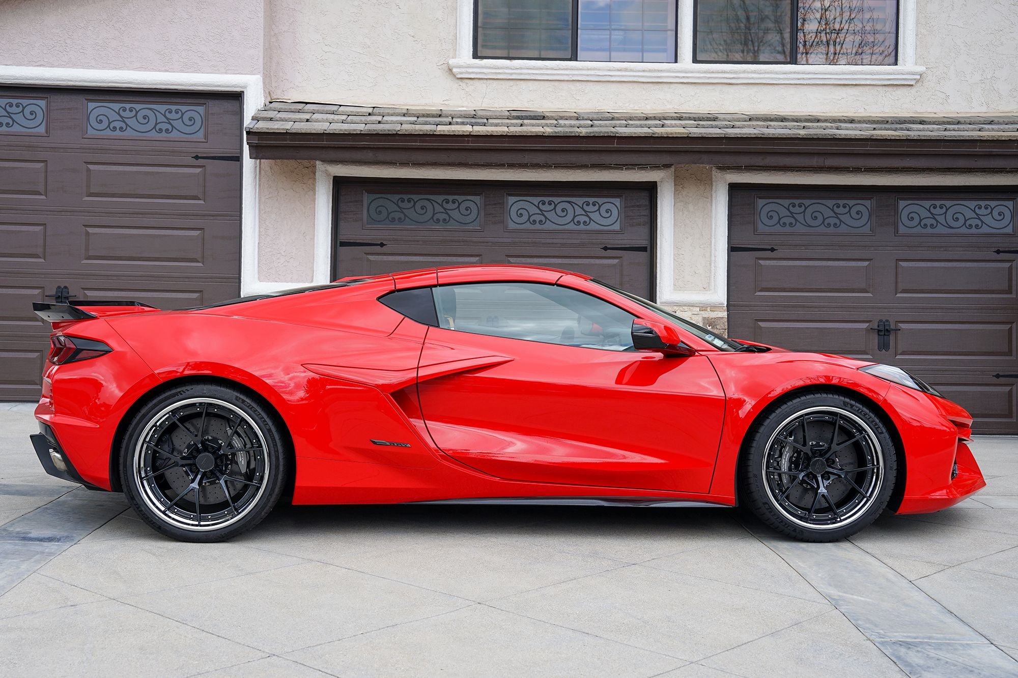 Torch Red Corvette ERAY on Forgedlite RS5 3pc Forged Photoshoot - Wheel ...