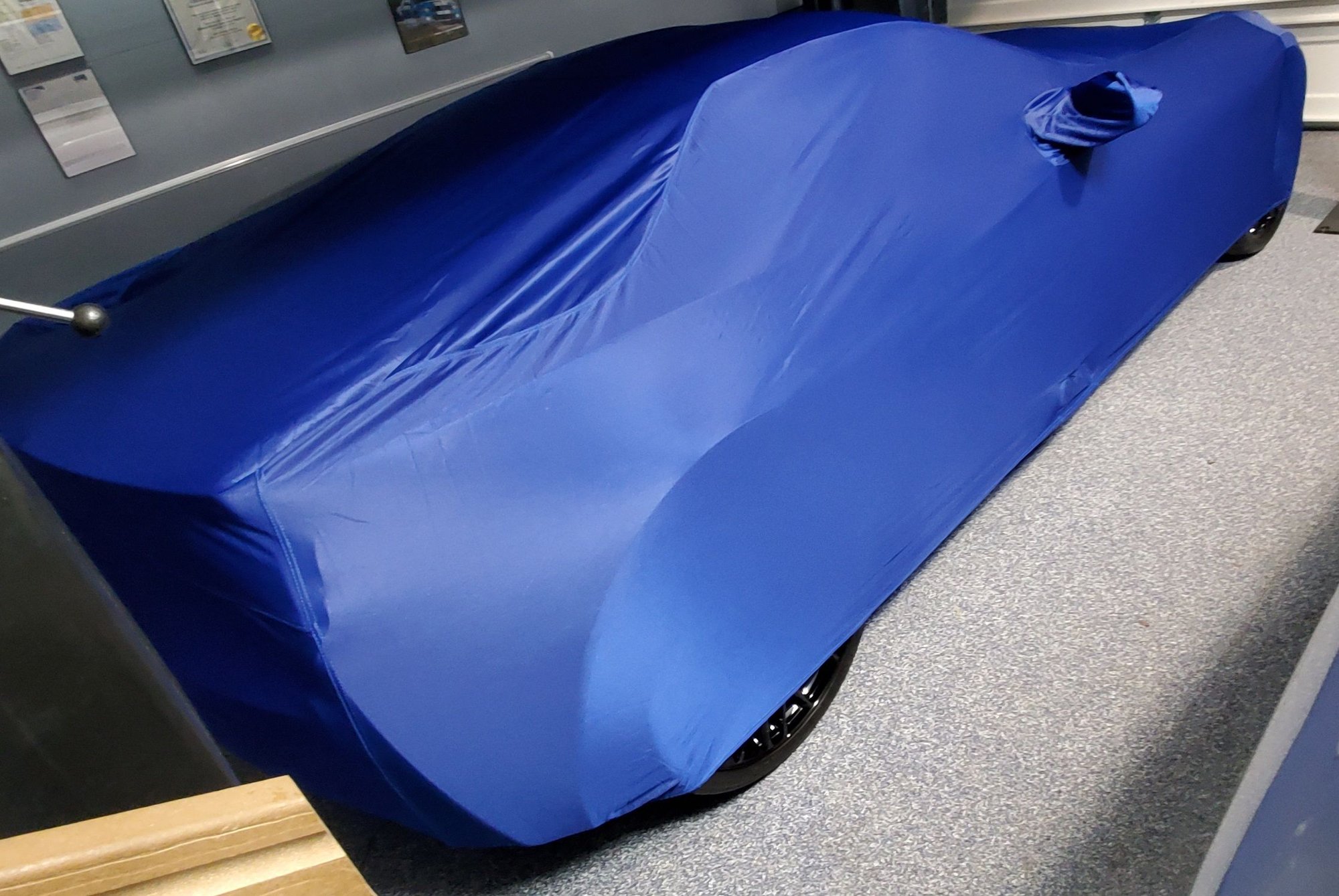 FS (For Sale) Indoor Stretch Car Cover- Blue - CorvetteForum ...