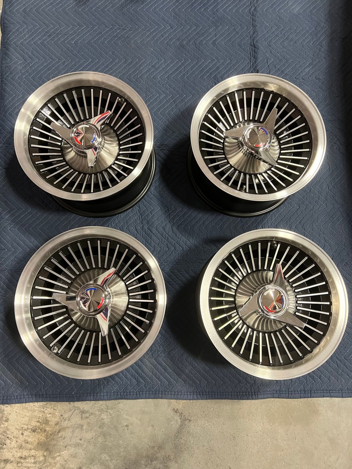 FS (For Sale) C3 set of 15x8 western wheel knock offs RESTORED ...