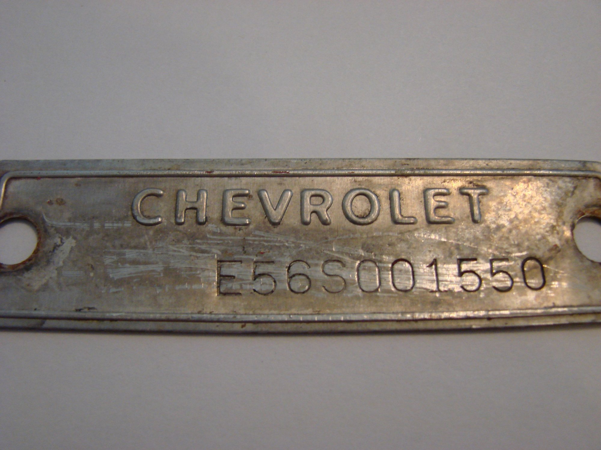 C1 VIN tag VIN stamp fonts - CorvetteForum - Chevrolet Corvette Forum ...