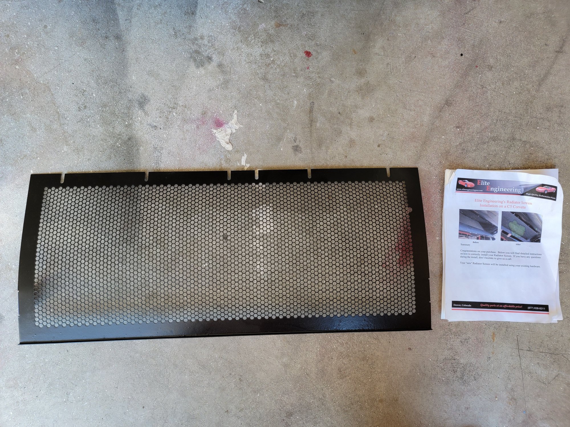 FS (For Sale) Elite Engineering radiator screen - CorvetteForum ...