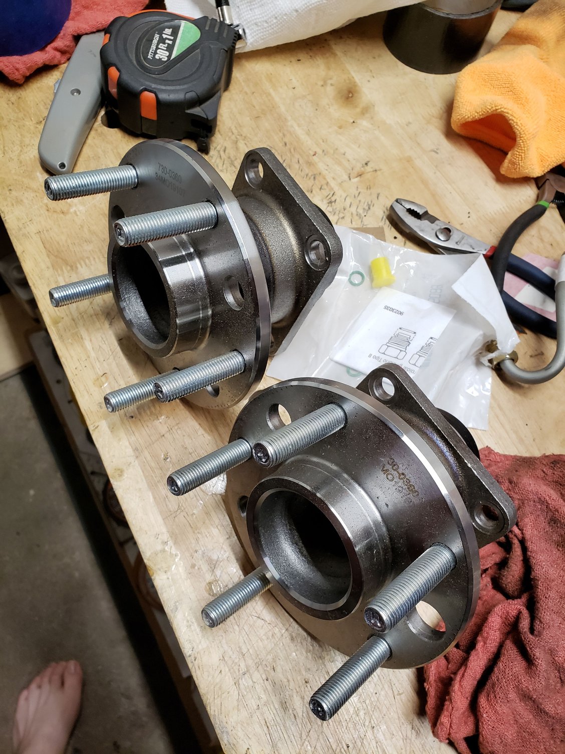 FS (For Sale) SOLD!! 1991-1996 front wheel bearings hub assembly pair ...