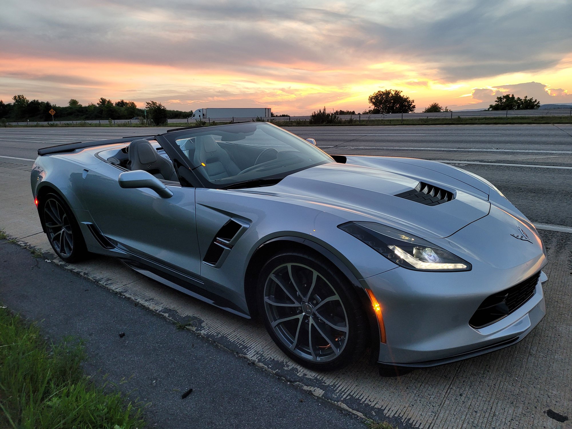 SOLD - 17 Sterling Blue Metallic GS Convertible - CorvetteForum ...